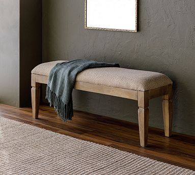 Violet Upholstered Bench (50") | Pottery Barn