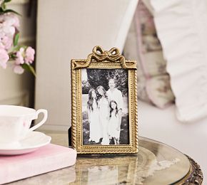 LoveShackFancy Sculpted Bow Frame | Pottery Barn