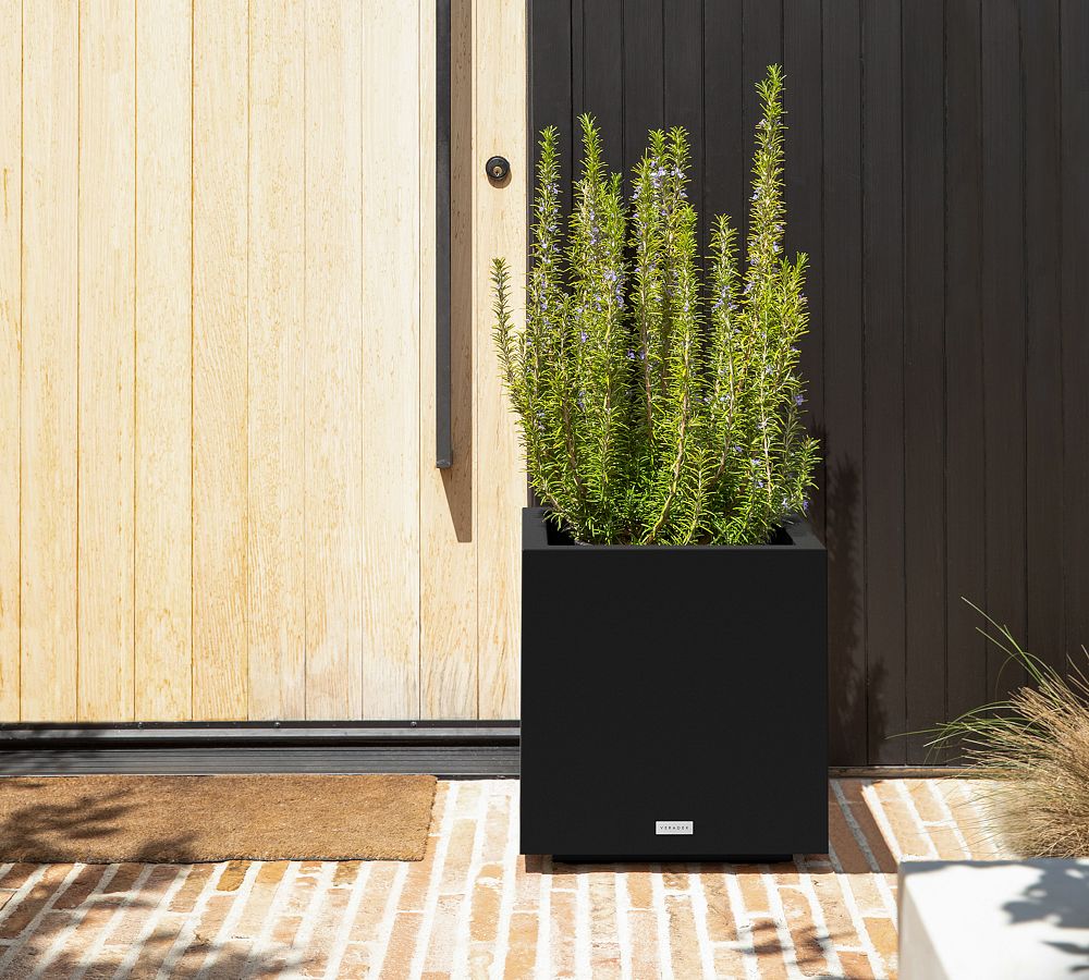 All Weather Eco Cube Outdoor Planters | Pottery Barn