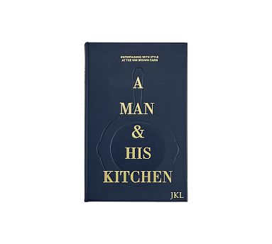 A Man & His Kitchen Leather-Bound Book | Pottery Barn