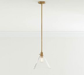 Flared Glass Pole Pendant - Stylish Lighting Fixture | Pottery Barn