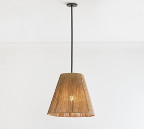 Camden Abaca Pendant Light - Stylish Lighting | Pottery Barn