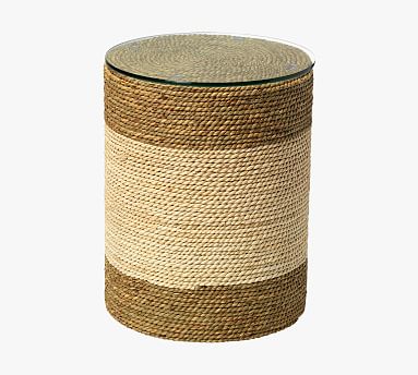Marlin Round Rope Side Table | Pottery Barn