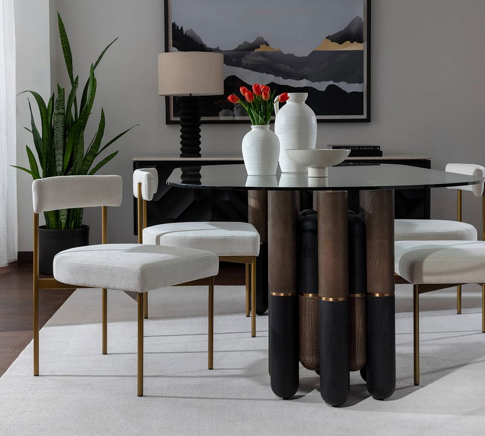 Ember Upholstered Dining Chairs - Set of 2 | Pottery Barn