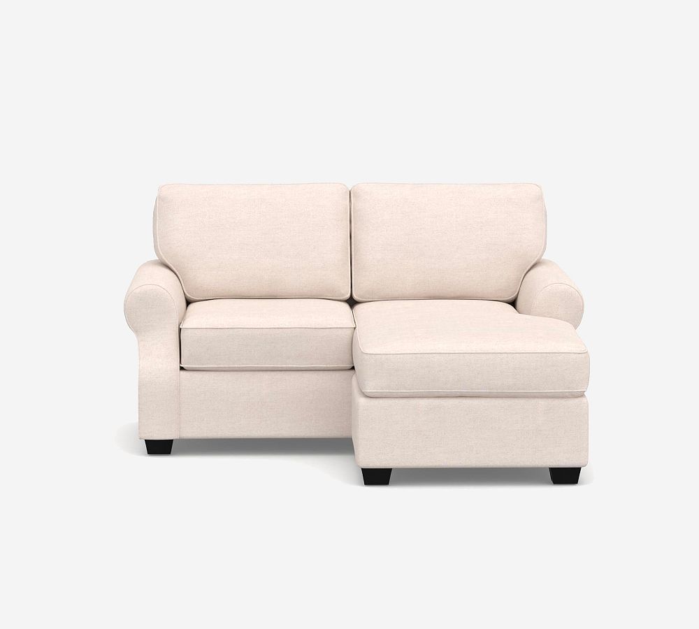 SoMa Fremont Roll Arm Upholstered Small Sofa | Pottery Barn