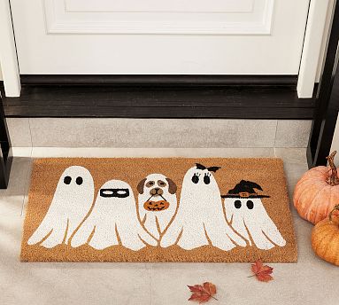 Gus The Ghost Family Doormat | Pottery Barn
