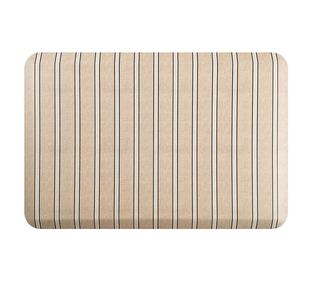 Matterly Happy Feet Ticking Striped Anti-Fatigue Mat | Pottery Barn