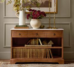 Scarlett Marble Console Table (48") | Pottery Barn