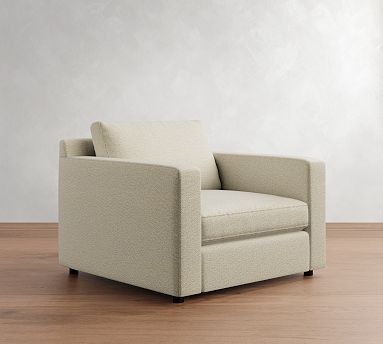 Pacifica Wide Arm Square Arm Chair | Pottery Barn