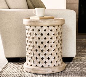 Bodega Round Side Table (17") | Pottery Barn