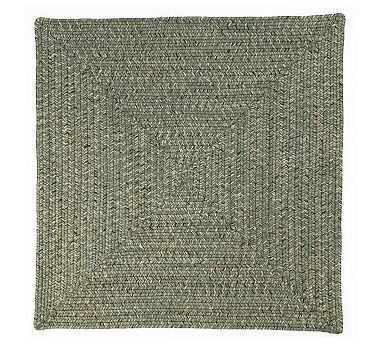 Ridley Outdoor Braided Square Rug | Pottery Barn