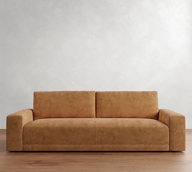 Rutherford Leather Sofa (85"-110") | Pottery Barn