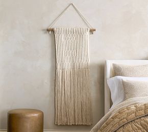 Macrame Hanging Wall Art | Wall Decor | Pottery Barn