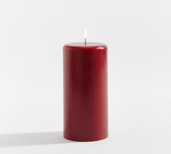 Modern Curved Pillar Candles | Pottery Barn