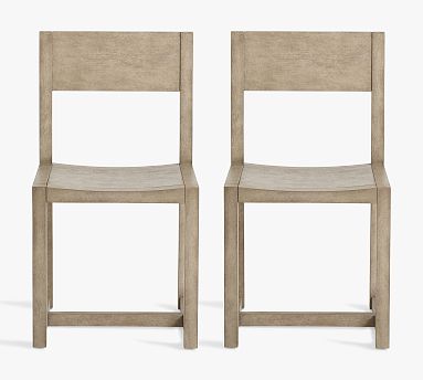 Open Box: Reed Dining Chair - Warm Rustic Gray | Pottery Barn