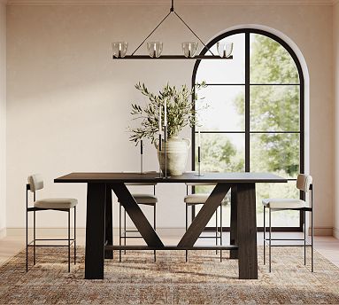 Keaton Bar Height Communal Dining Table (96"- 144") | Pottery Barn