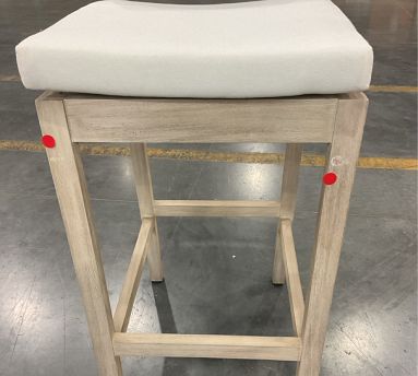 Open Box: Indio Coastal Outdoor Bar Stool, Individual - Oat Rope ...