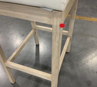 Open Box: Indio Coastal Outdoor Bar Stool, Individual - Oat Rope ...