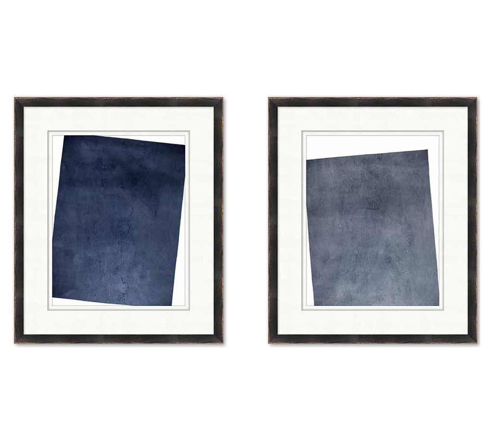 Slanted Block Framed Wall Art | Pottery Barn