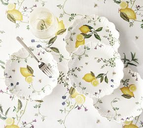 Monique Lhuillier Positano Appetizer Plates Set | Pottery Barn