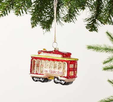 Mercury Cable Car Ornament | Pottery Barn