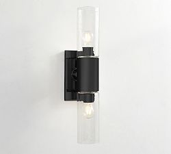 Open Box: Frances Double Sconce (20") - Matte Black | Pottery Barn