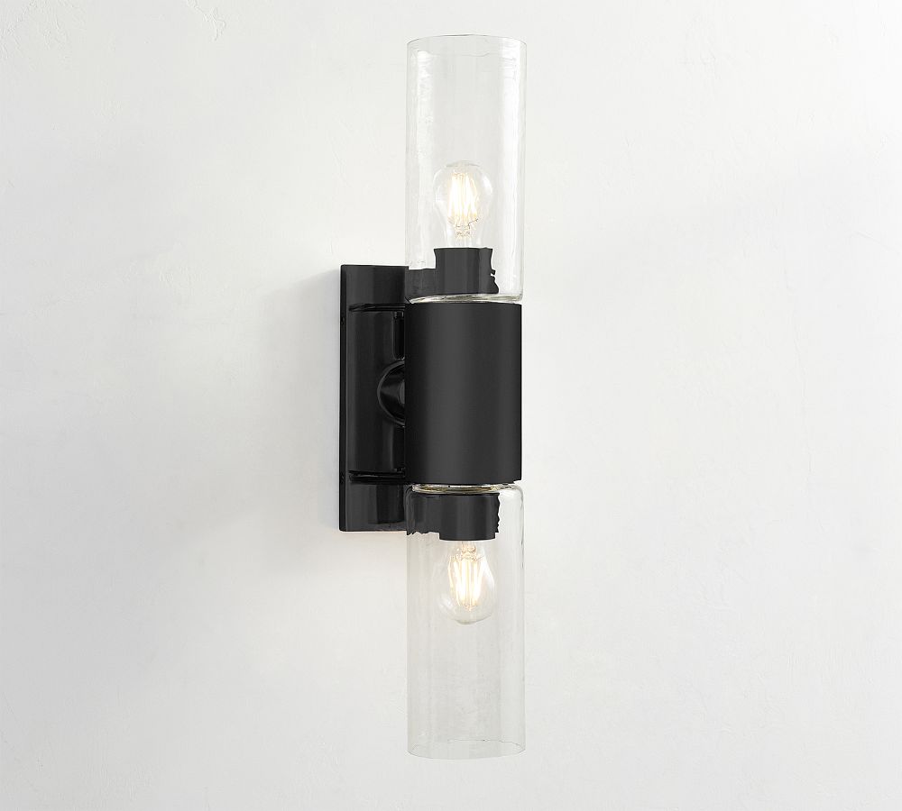 Open Box: Frances Double Sconce (20") - Matte Black | Pottery Barn