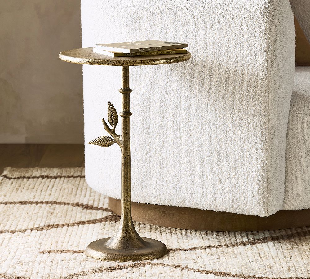 Botanical Round Accent Table (14") | Pottery Barn