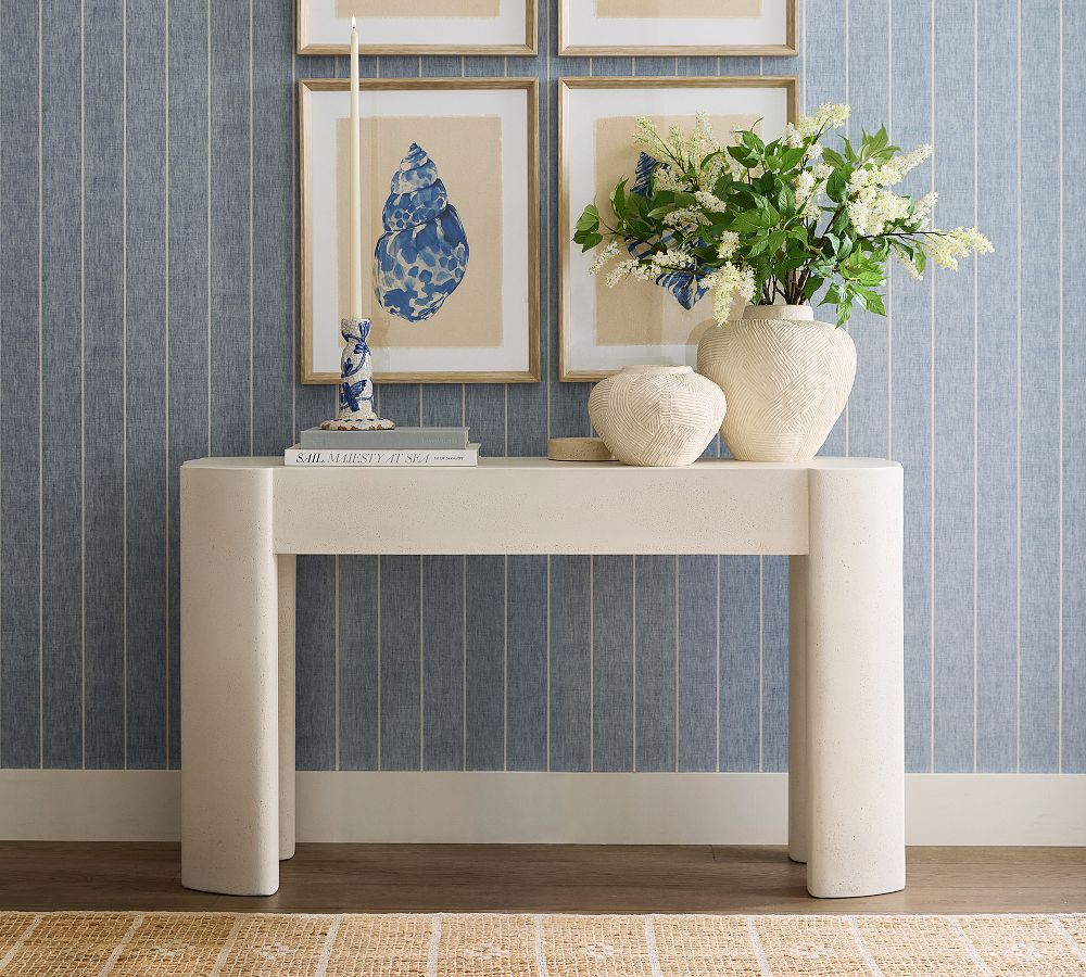 Rockwell Round Concrete Console Table (52") | Pottery Barn