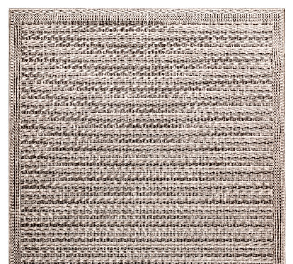 Elnara Border Outdoor Performance Rug | Pottery Barn