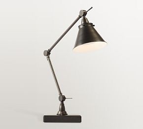Architect's USB Task Table Lamp - Adjustable Design | Pottery Barn