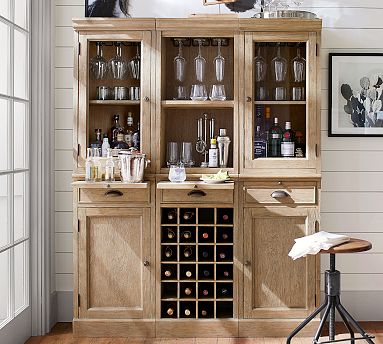 Modular Bar System with Hutch | Bar Furniture | Pottery Barn