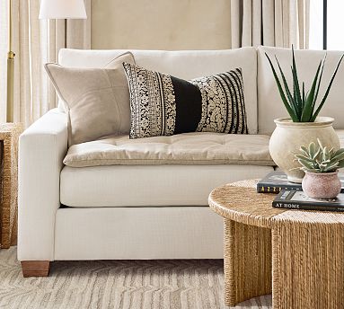 Quilted Sofa Topper | Pottery Barn
