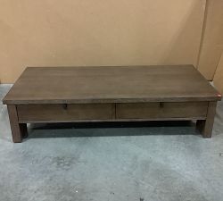 Open Box: Modern Farmhouse Rectangular Coffee Table - Tahoe Brown ...