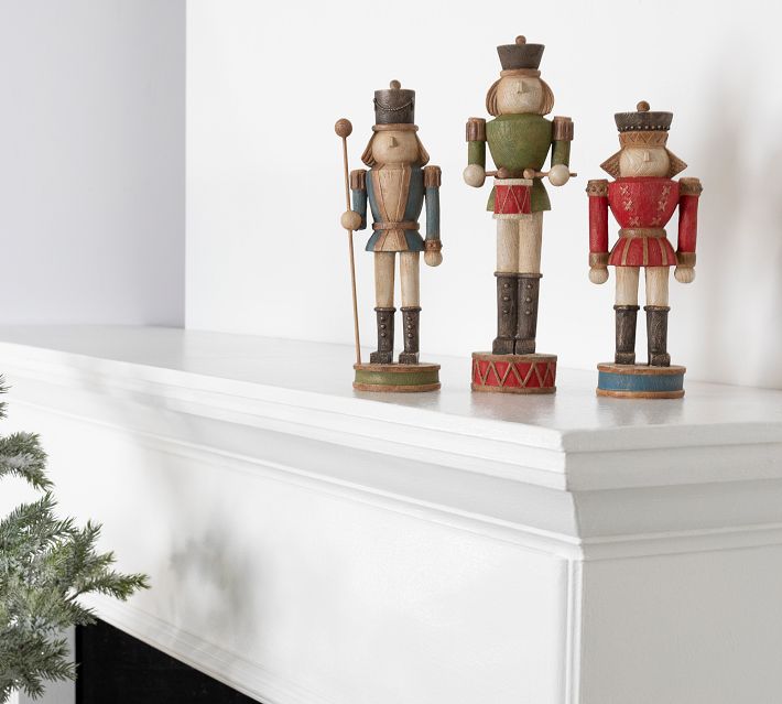Handcrafted Ceramic Gingerbread Nutcracker | Pottery Barn