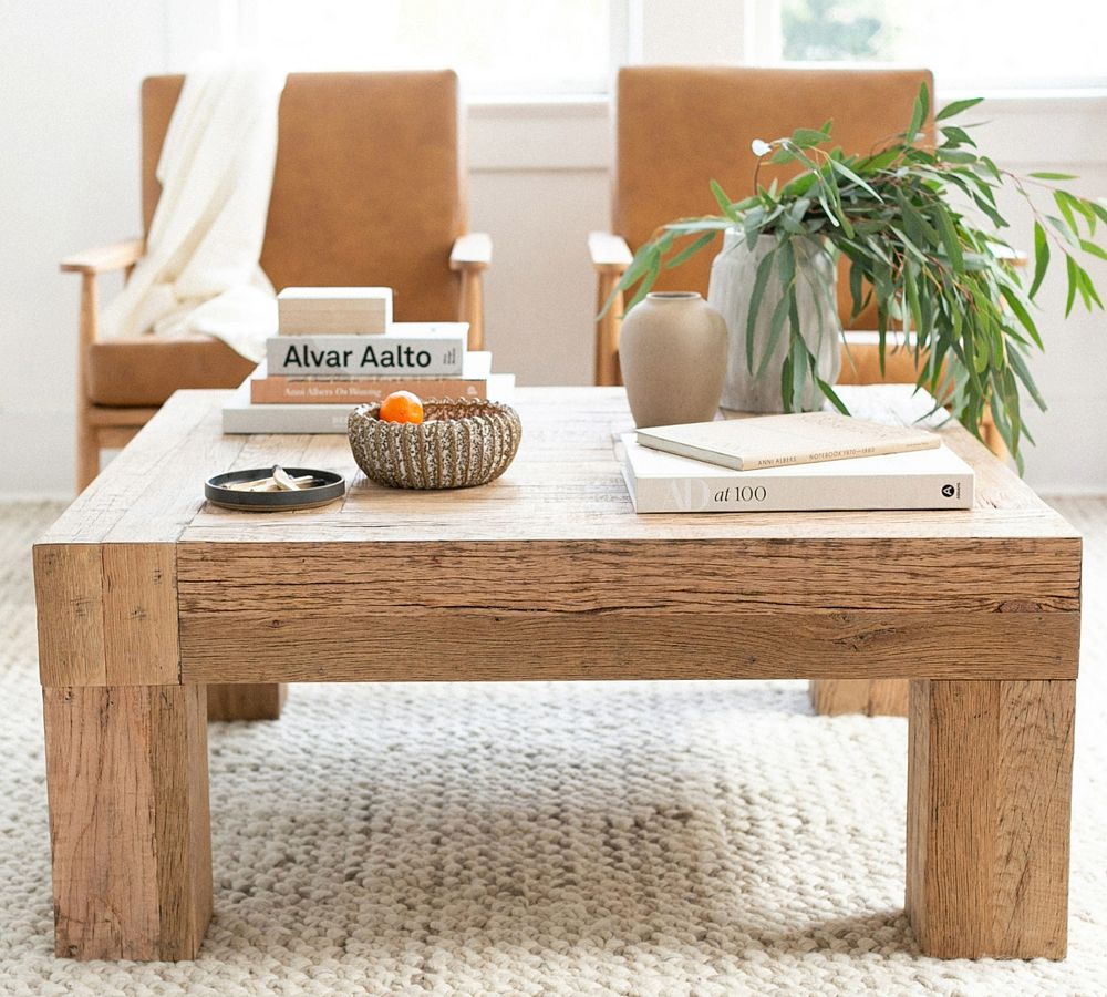Pierson Square Reclaimed Wood Coffee Table (39.5") | Pottery Barn