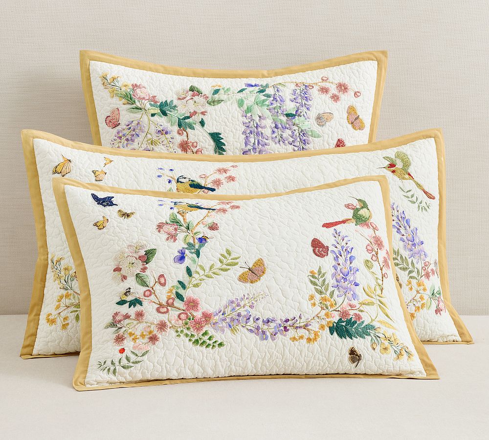Spring Meadow Quilted Sham | Pottery Barn