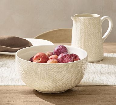 Elena Stoneware Serving Bowl | Pottery Barn