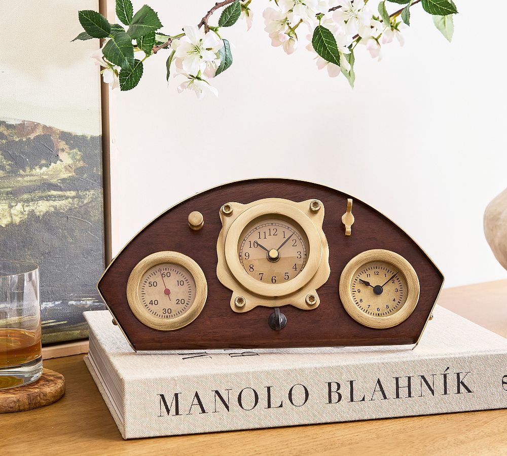 Boat Dashboard Clock | Pottery Barn