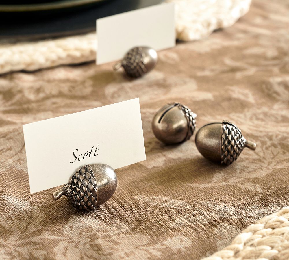 Acorn Place Card Holders - Set of 4 | Pottery Barn