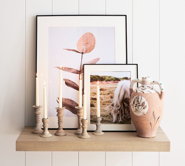 Everson Brass Tiered Shelves (36") | Pottery Barn