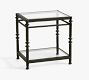 Estelle Rectangular Glass Side Table (17.5") | Pottery Barn