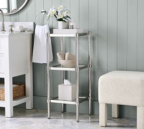 Everson Floor Storage Cabinet - Stylish & Practical | Pottery Barn