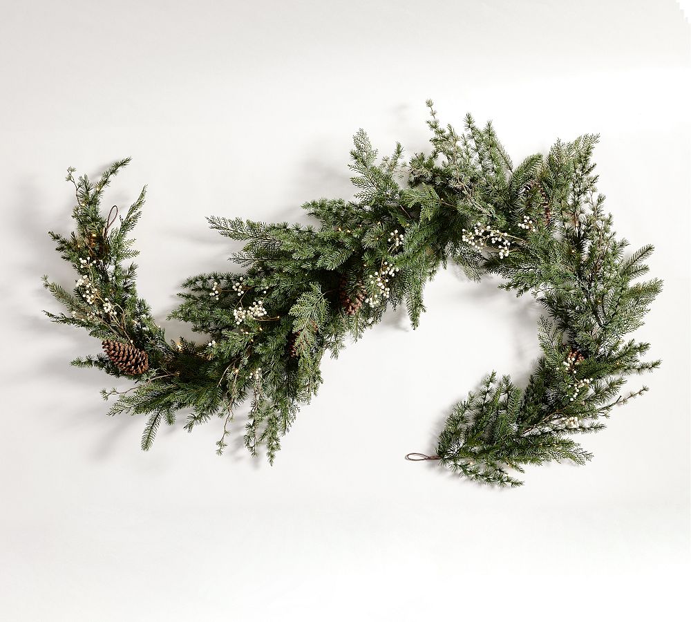 Open Box: Faux Lit Oversized Avant-Garde Garland, 10' | Pottery Barn