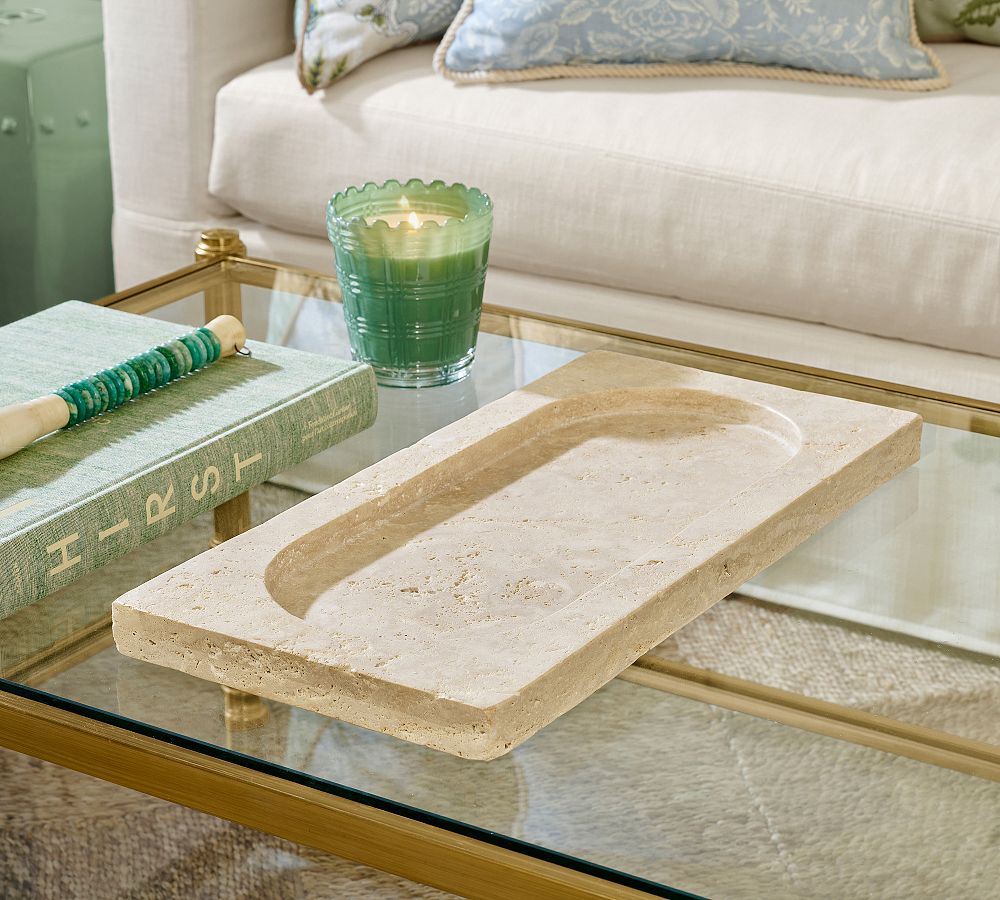 Travertine Tray | Pottery Barn