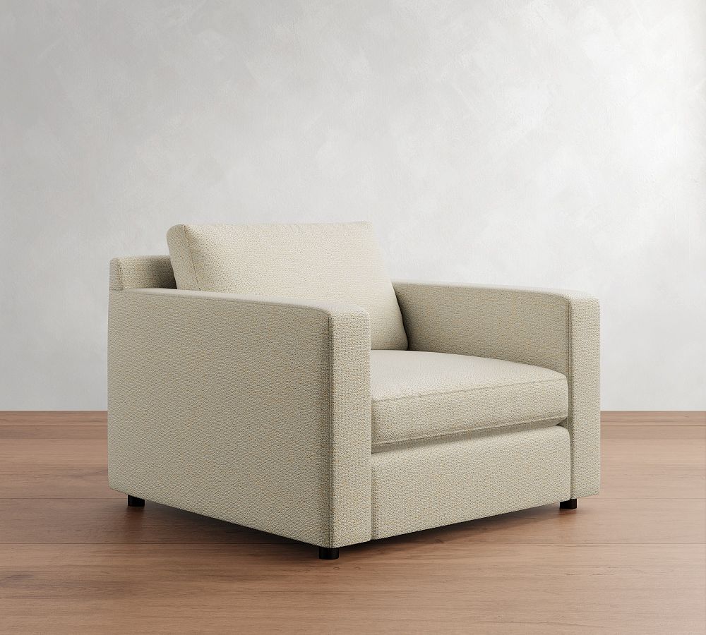Pacifica Wide Arm Square Arm Chair | Pottery Barn