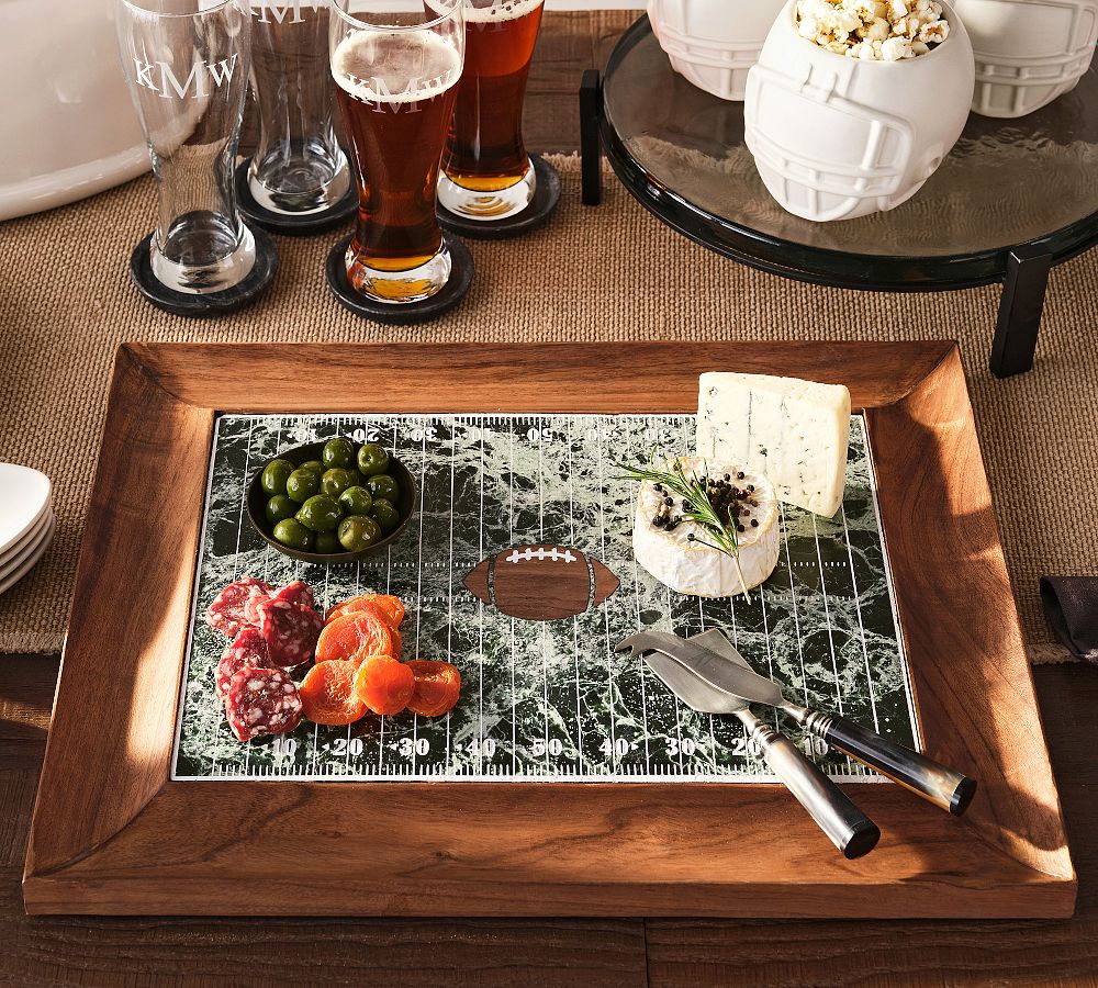 Football Cheese Board | Pottery Barn