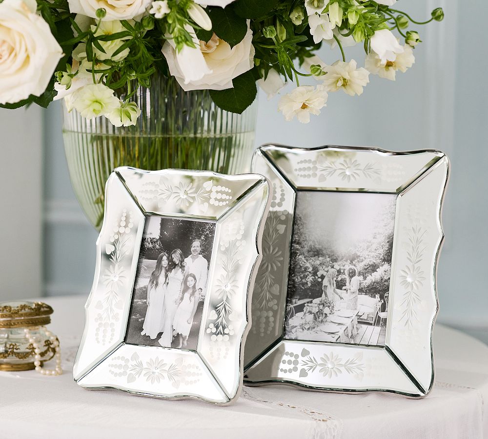 LoveShackFancy Cut Glass Frames | Pottery Barn