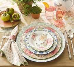 Kravet Arboretum Stoneware Napkin Rings - Set of 4 | Pottery Barn