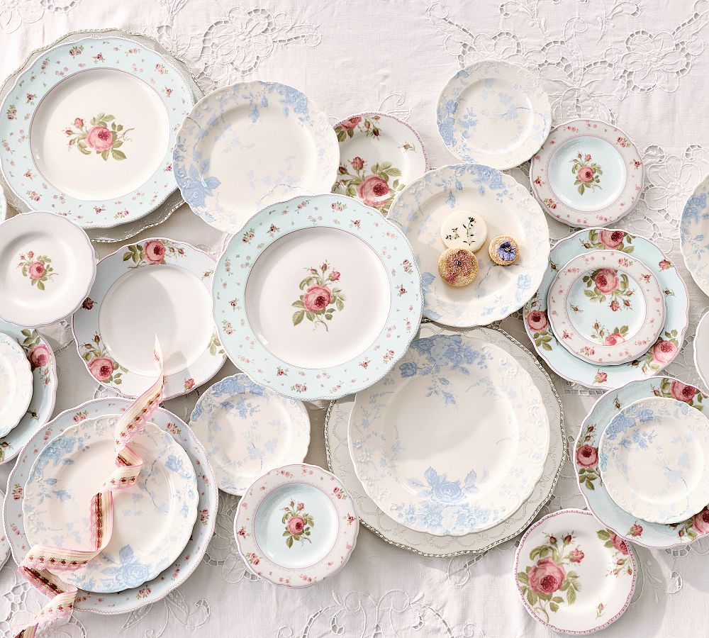 LoveShackFancy Garden Floral Dinnerware Collection | Pottery Barn